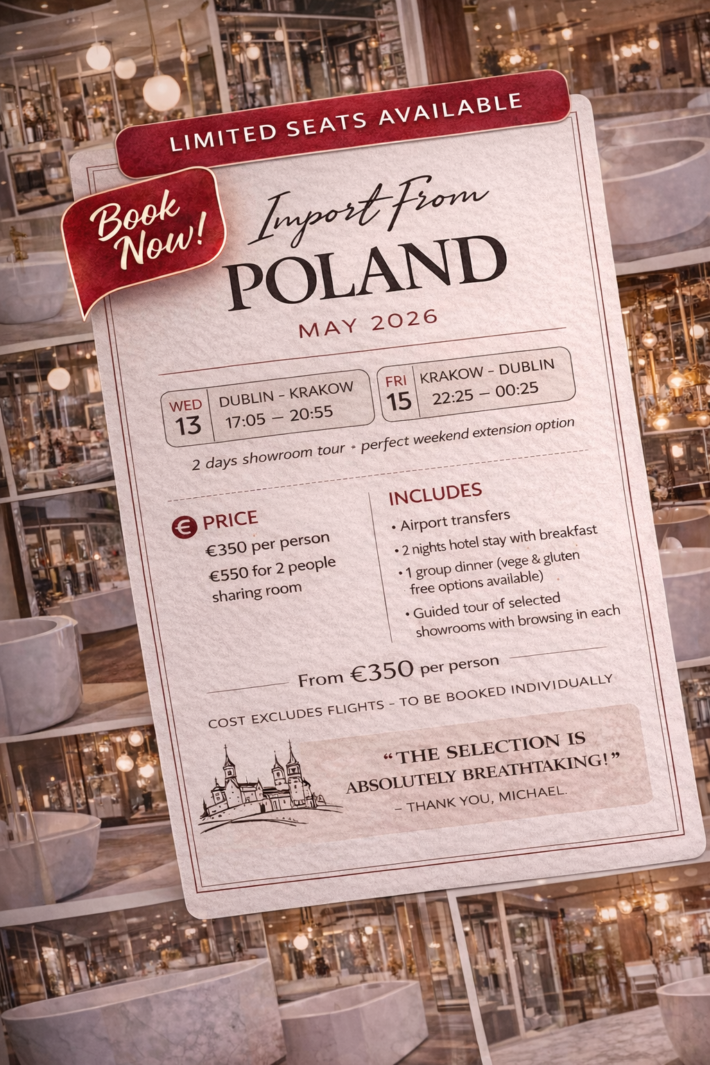 Materials Tours | ImportFromPoland
